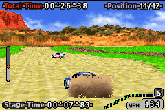 Screenshot of GT Advance 2: Rally Racing (Game Boy Advance, 2002 ...