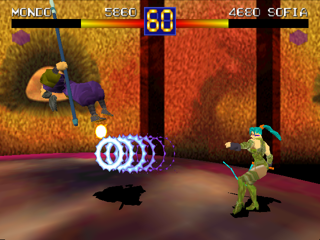 Screenshot of Battle Arena Toshinden (DOS, 1995) - MobyGames