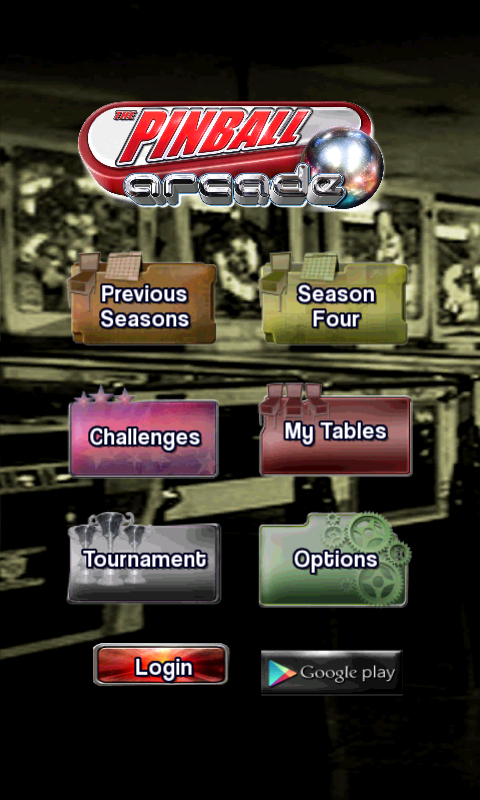 Screenshot of The Pinball Arcade (Android, 2012) - MobyGames