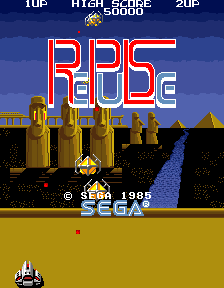 Screenshot of Repulse (Arcade, 1985) - MobyGames