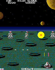 Screenshot of Repulse (Arcade, 1985) - MobyGames