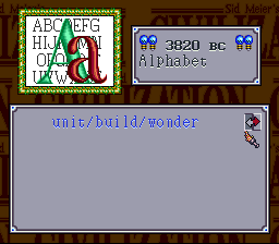 Screenshot of Sid Meier's Civilization (SNES, 1991) - MobyGames