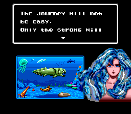 Screenshot of E.V.O.: Search for Eden (SNES, 1992) - MobyGames