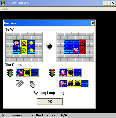 Screenshot of Box World (Windows 3.x, 1992) - MobyGames
