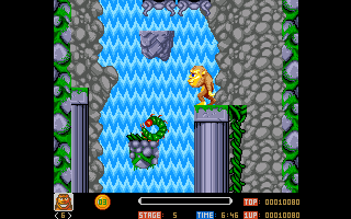 Screenshot of Toki (Amiga, 1989) - MobyGames