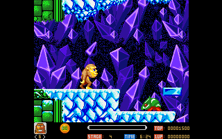 Screenshot of Toki (Amiga, 1989) - MobyGames