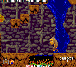 Screenshot of Toki (Arcade, 1989) - MobyGames