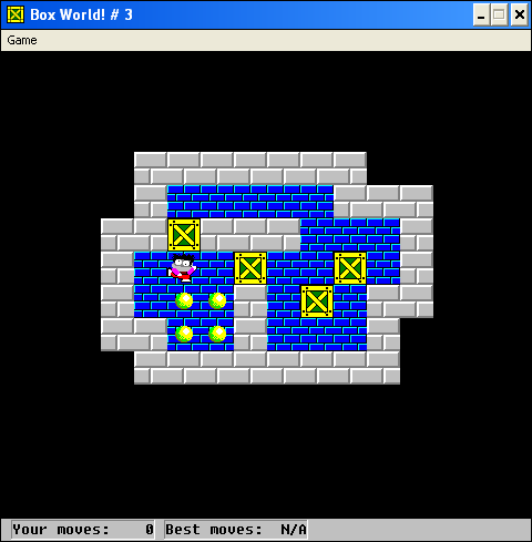 Screenshot of Box World (Windows 3.x, 1992) - MobyGames