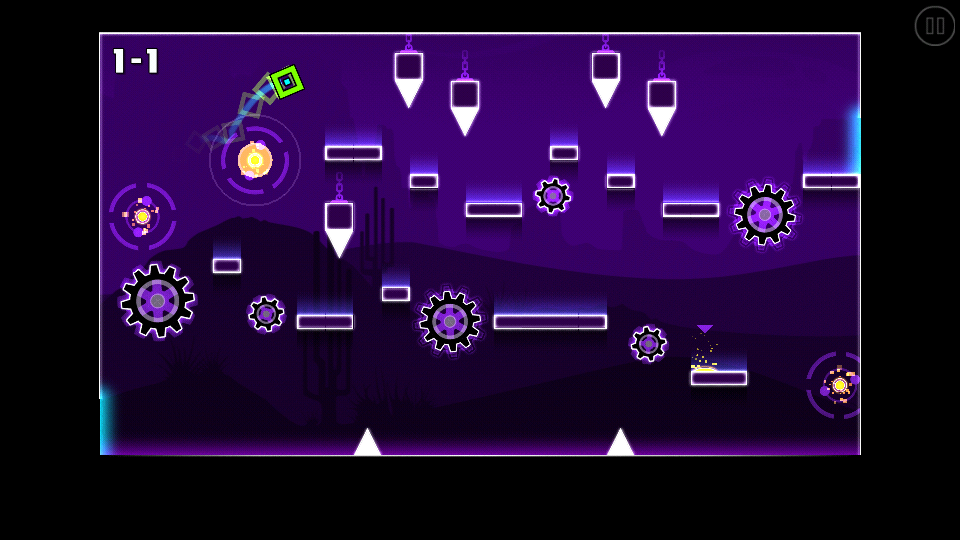 Screenshot of Geometry Dash: SubZero (Android, 2017) - MobyGames