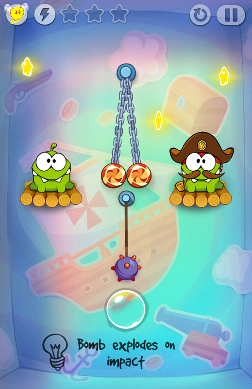 Screenshot of Cut the Rope: Time Travel (Android, 2013) - MobyGames