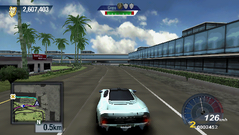 Screenshot of Test Drive Unlimited (PSP, 2006) - MobyGames