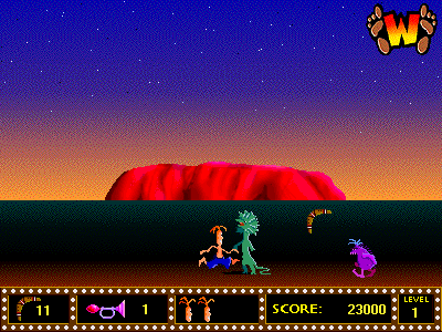 Screenshot of Lenny Loosejocks in Billabong Bunyip Boomerang Bash ...