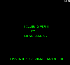 Killer Caverns (1983) - MobyGames
