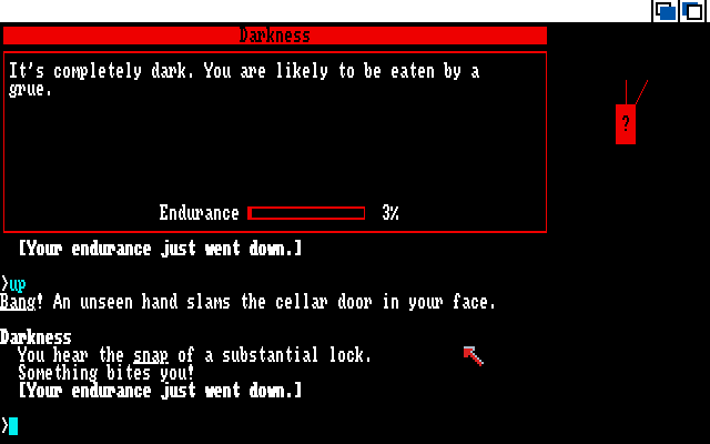 Screenshot of Beyond Zork: The Coconut of Quendor (Amiga, 1987) - MobyGames