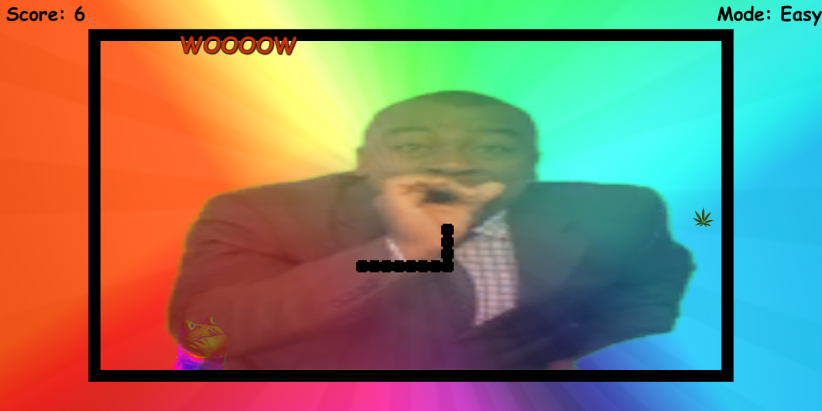 Screenshot of Snake: MLG edition (Android, 2015) - MobyGames