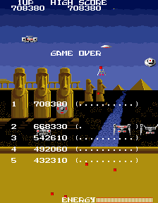 Screenshot of Repulse (Arcade, 1985) - MobyGames