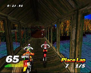 Screenshot of VMX Racing (PlayStation, 1997) - MobyGames