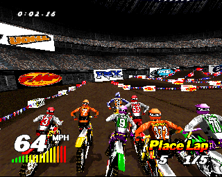 Screenshot of VMX Racing (PlayStation, 1997) - MobyGames