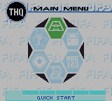 Screenshot of FIFA 2000 (Game Boy Color, 1999) - MobyGames