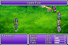 Screenshot of Final Fantasy V Advance (Game Boy Advance, 2006) - MobyGames
