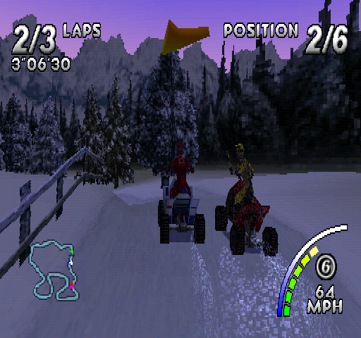 Screenshot of ATV: Quad Power Racing (PlayStation, 2000) - MobyGames