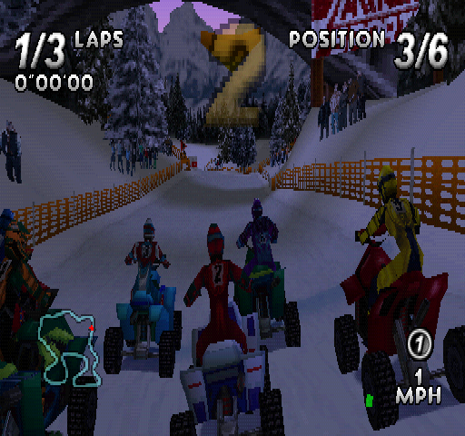 Screenshot of ATV: Quad Power Racing (PlayStation, 2000) - MobyGames