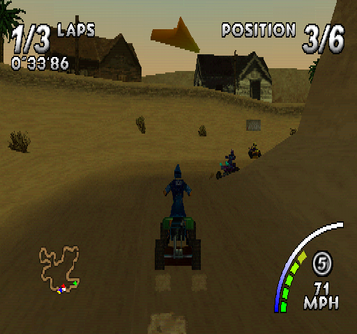 Screenshot of ATV: Quad Power Racing (PlayStation, 2000) - MobyGames