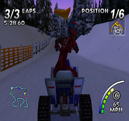 Screenshot of ATV: Quad Power Racing (PlayStation, 2000) - MobyGames