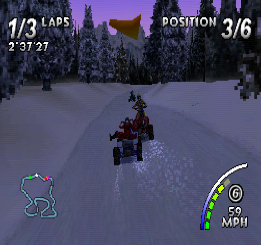 Screenshot of ATV: Quad Power Racing (PlayStation, 2000) - MobyGames