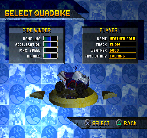 Screenshot of ATV: Quad Power Racing (PlayStation, 2000) - MobyGames