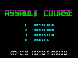 Screenshot of Assault Course: Combat Academy (ZX Spectrum, 1990 ...