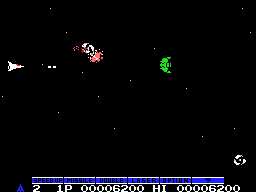 Screenshot of Gradius (MSX, 1985) - MobyGames