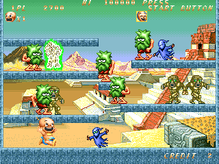 Screenshot of Jump Kids (Arcade, 1993) - MobyGames