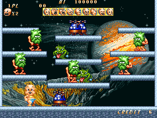 Screenshot of Jump Kids (Arcade, 1993) - MobyGames