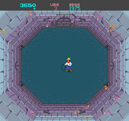 Screenshot of Snake Pit (Arcade, 1984) - MobyGames