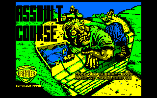 Screenshot of Assault Course: Combat Academy (Amstrad CPC, 1990 ...