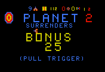 Screenshot of Solar Conqueror (Bally Astrocade, 1982) - MobyGames