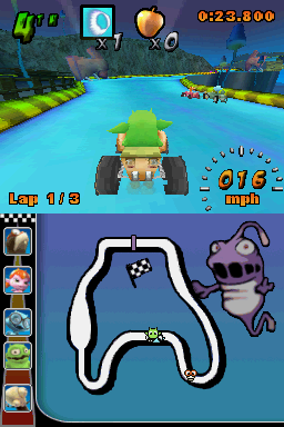 Screenshot of Cocoto: Kart Racer (Nintendo DS, 2005) - MobyGames