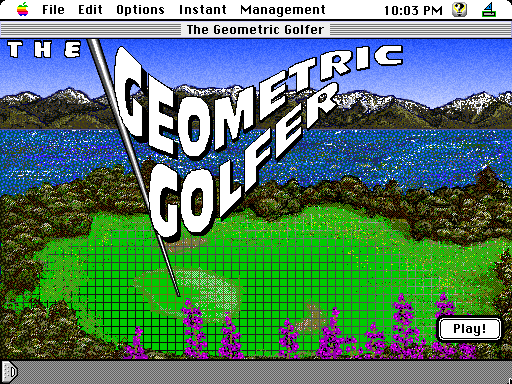 The Geometric Golfer (1992) - MobyGames