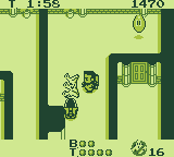 Screenshot of Ghostbusters II (Game Boy, 1990) - MobyGames