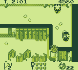 Screenshot of Ghostbusters II (Game Boy, 1990) - MobyGames