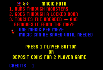 Screenshot of The Adventures of Robby Roto! (Arcade, 1981) - MobyGames