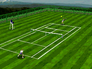 Screenshot of V Tennis (PlayStation, 1995) - MobyGames