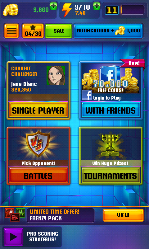 Screenshot of Tetris Blitz (Android, 2013) - MobyGames