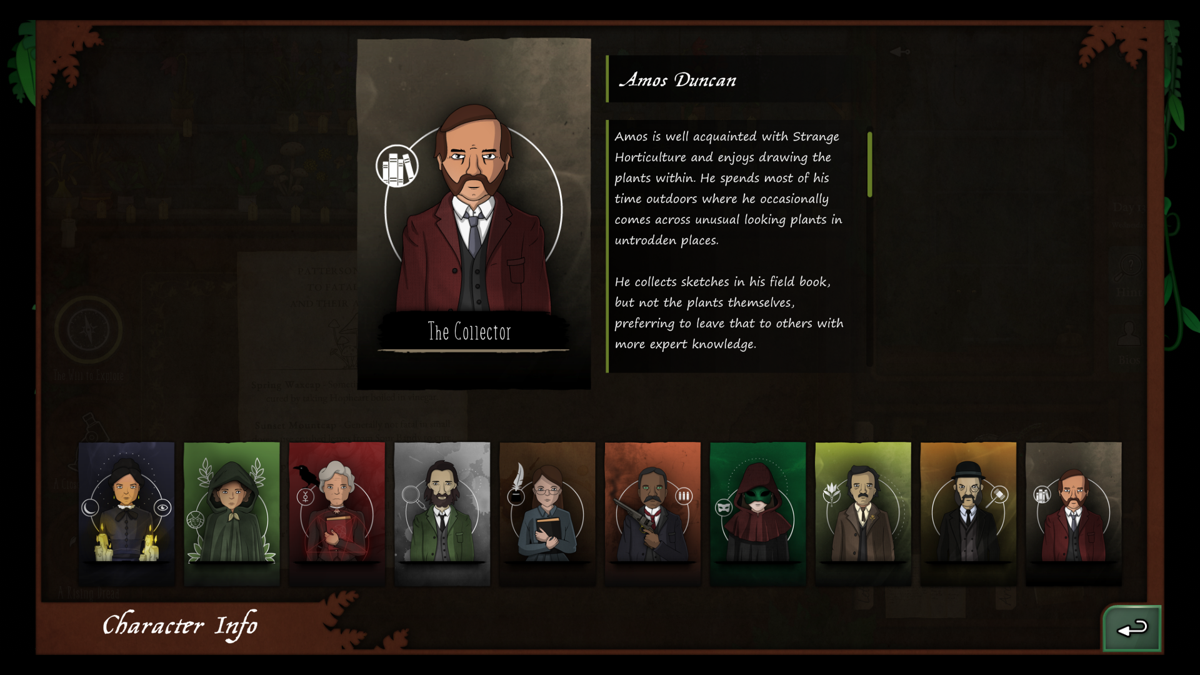 Screenshot of Strange Horticulture (Windows, 2022) - MobyGames