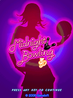Screenshot of Midnight Bowling 3D (Symbian, 2006) - MobyGames