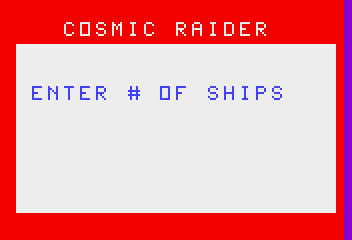 Cosmic Raiders (1982) - MobyGames