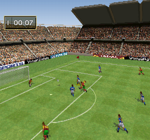 Screenshot of FIFA Soccer 96 (PlayStation, 1995) - MobyGames