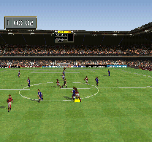 Screenshot of FIFA Soccer 96 (PlayStation, 1995) - MobyGames