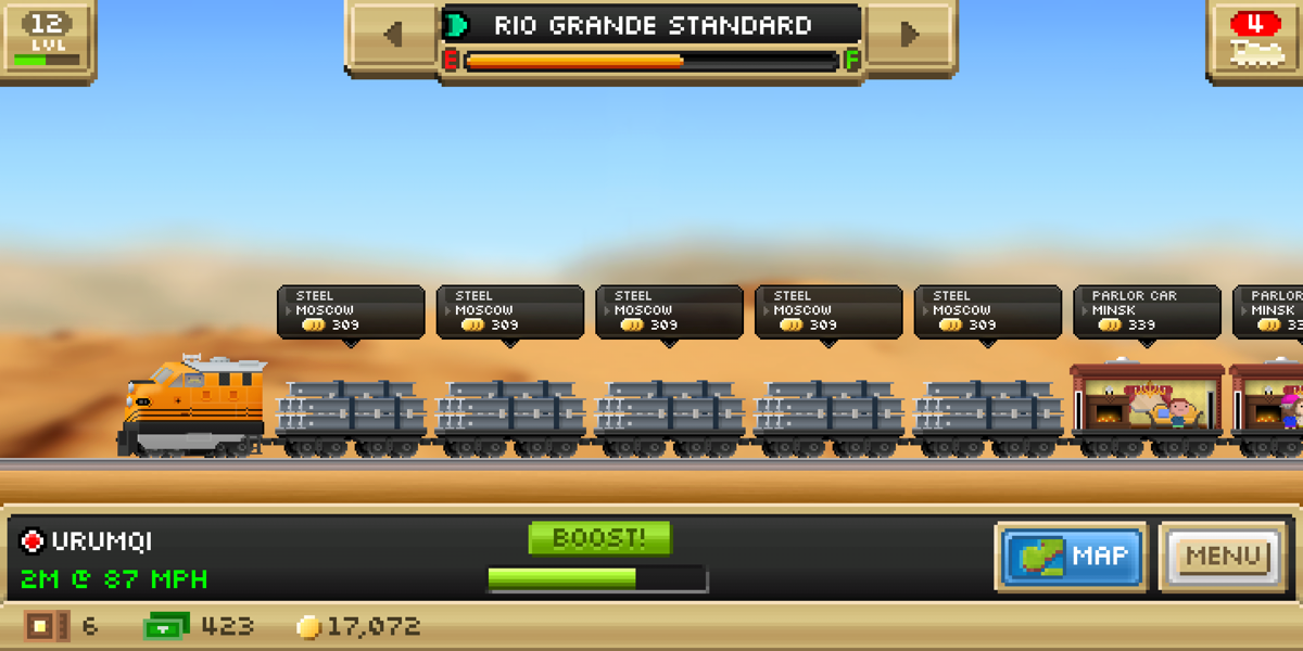 Screenshot of Pocket Trains (Android, 2013) - MobyGames